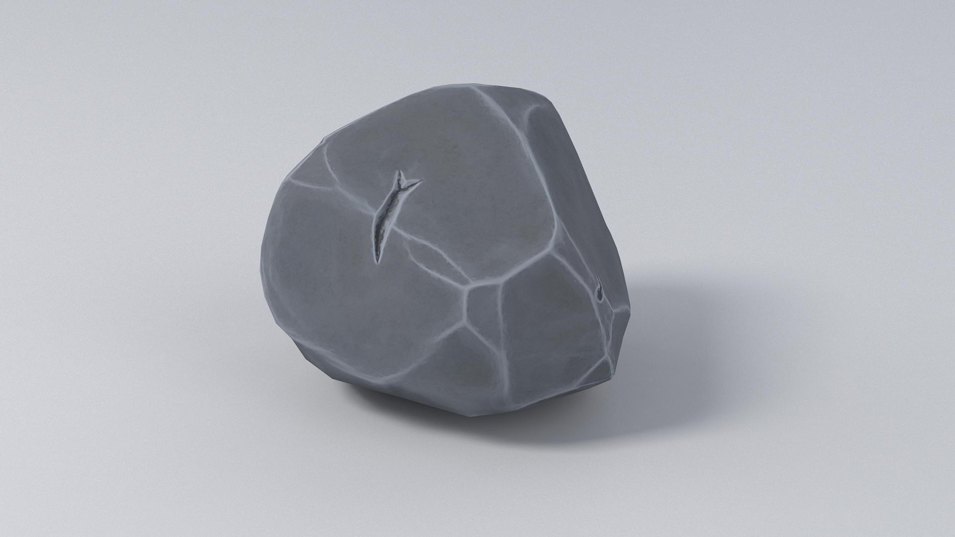 3D Cartoon Stone 04 - TurboSquid 1936763