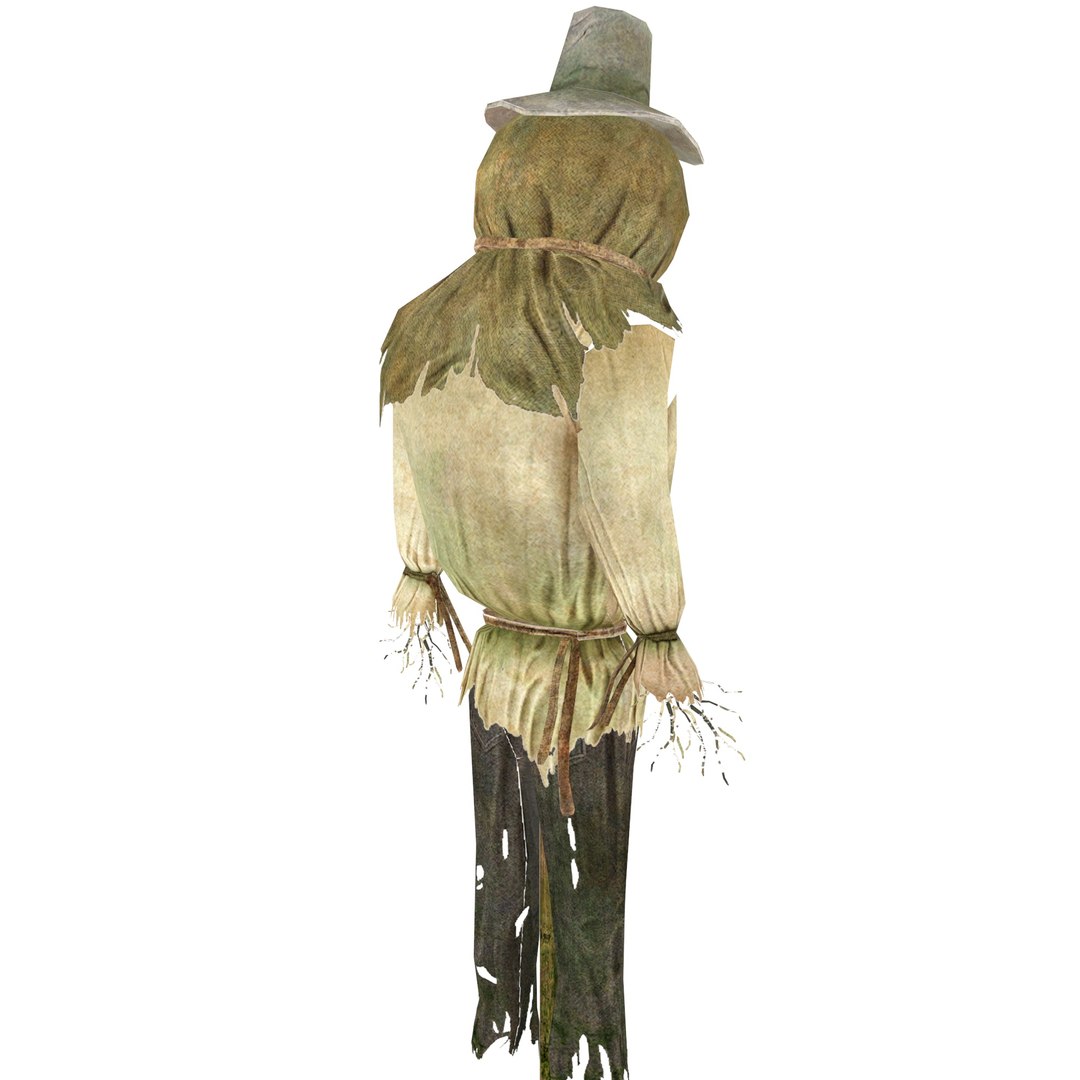 3D crow scare scarecrow - TurboSquid 1314392
