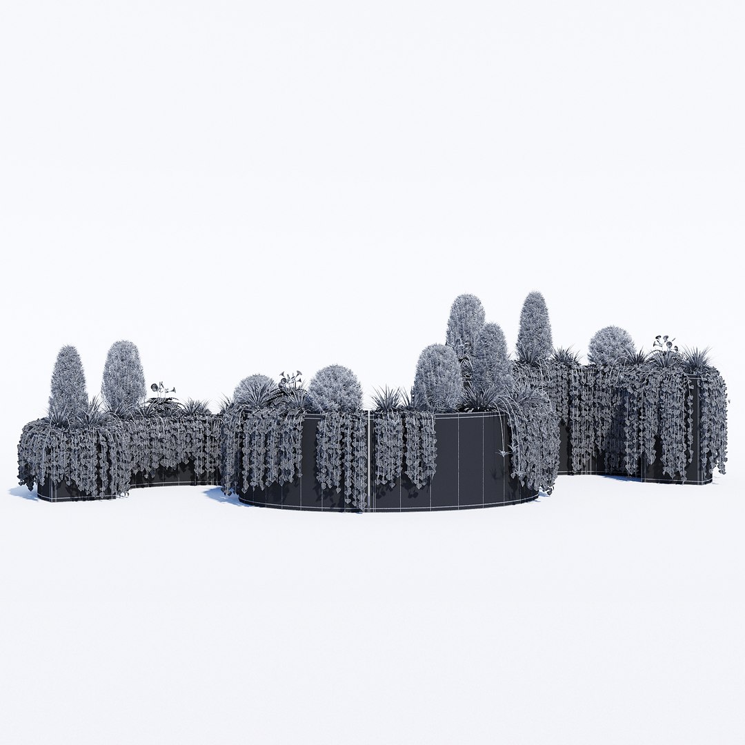 Modular Planters 3D Model - TurboSquid 1307994