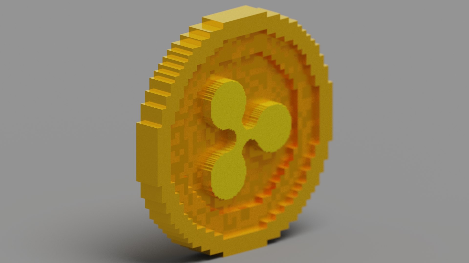 3D Model Voxel Ripple Coin - TurboSquid 1854917