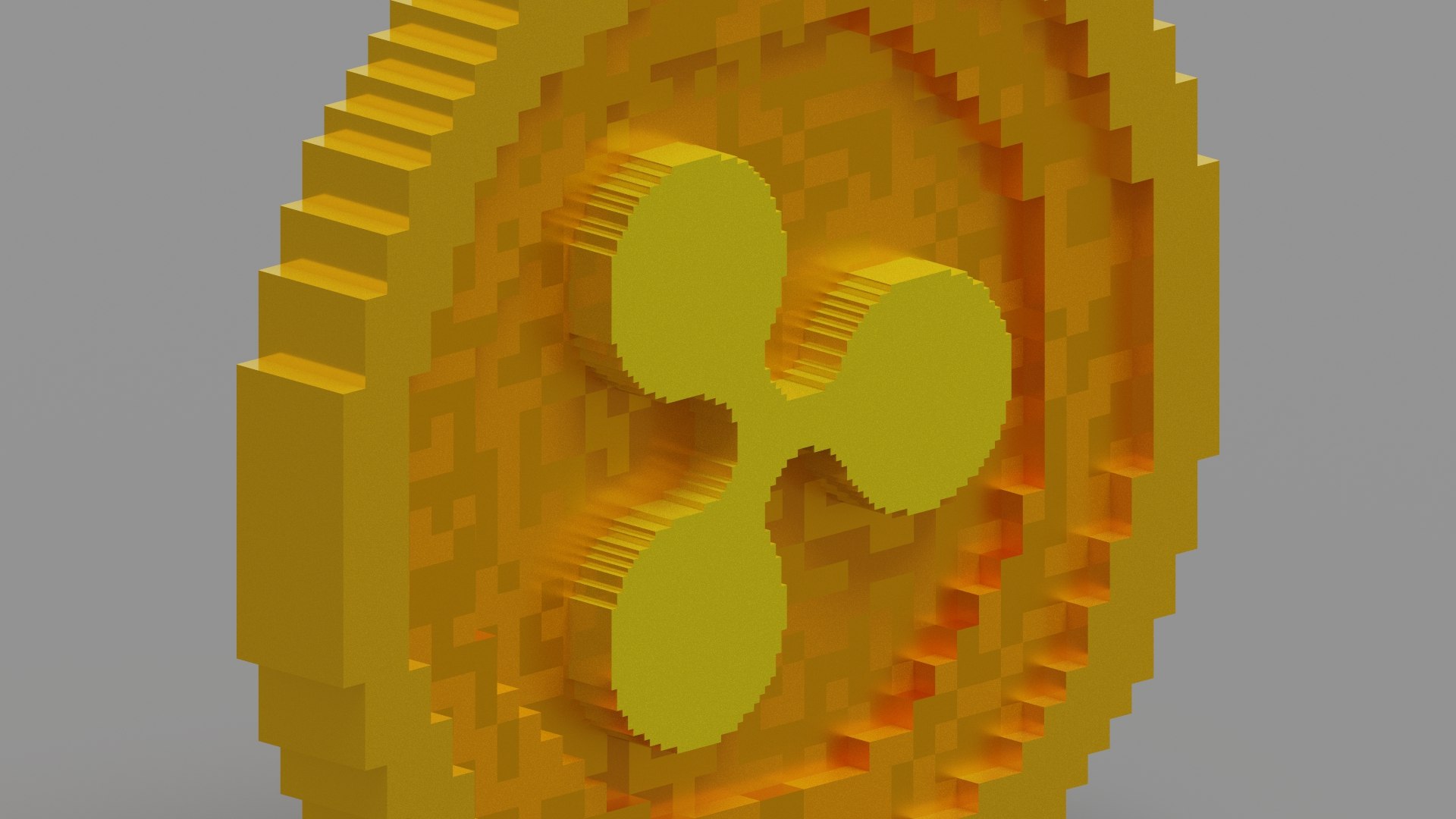 3D Model Voxel Ripple Coin - TurboSquid 1854917