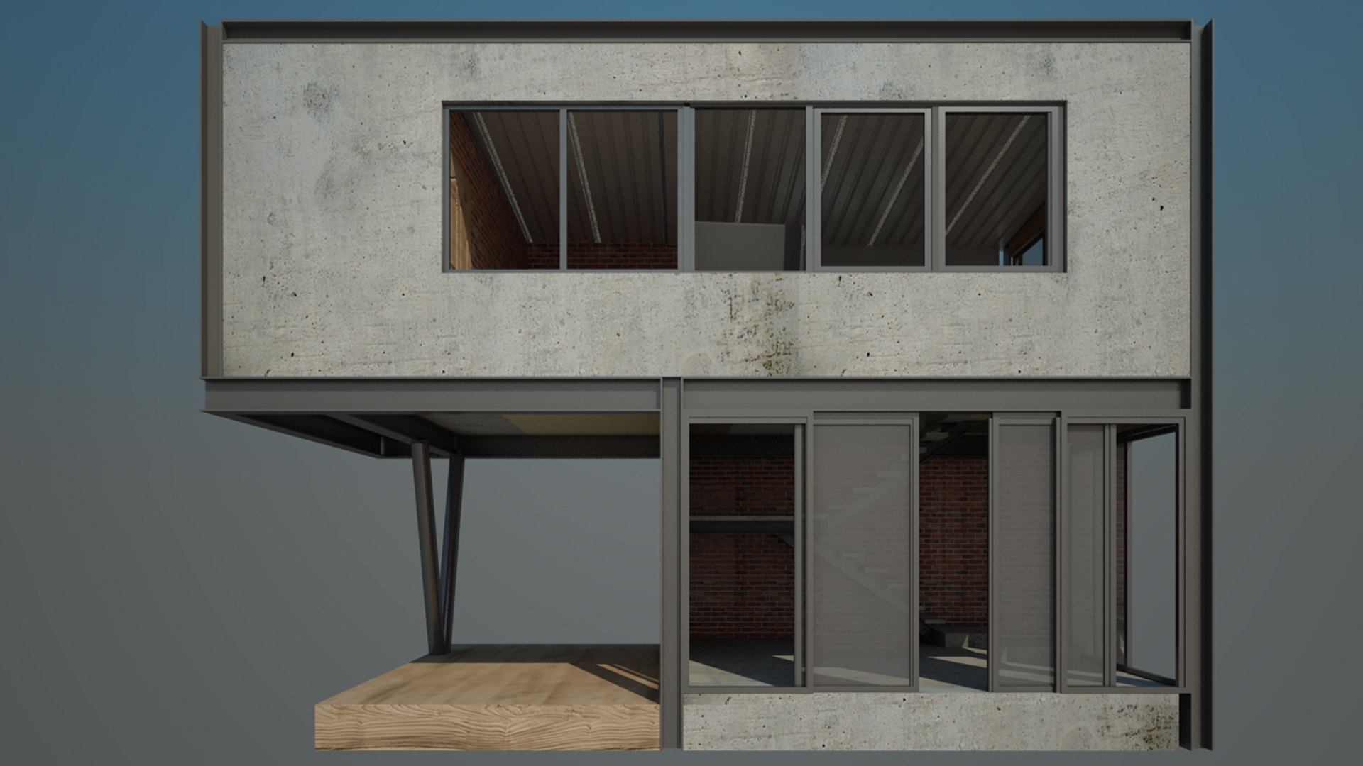 Max 4x10 M Concrete House