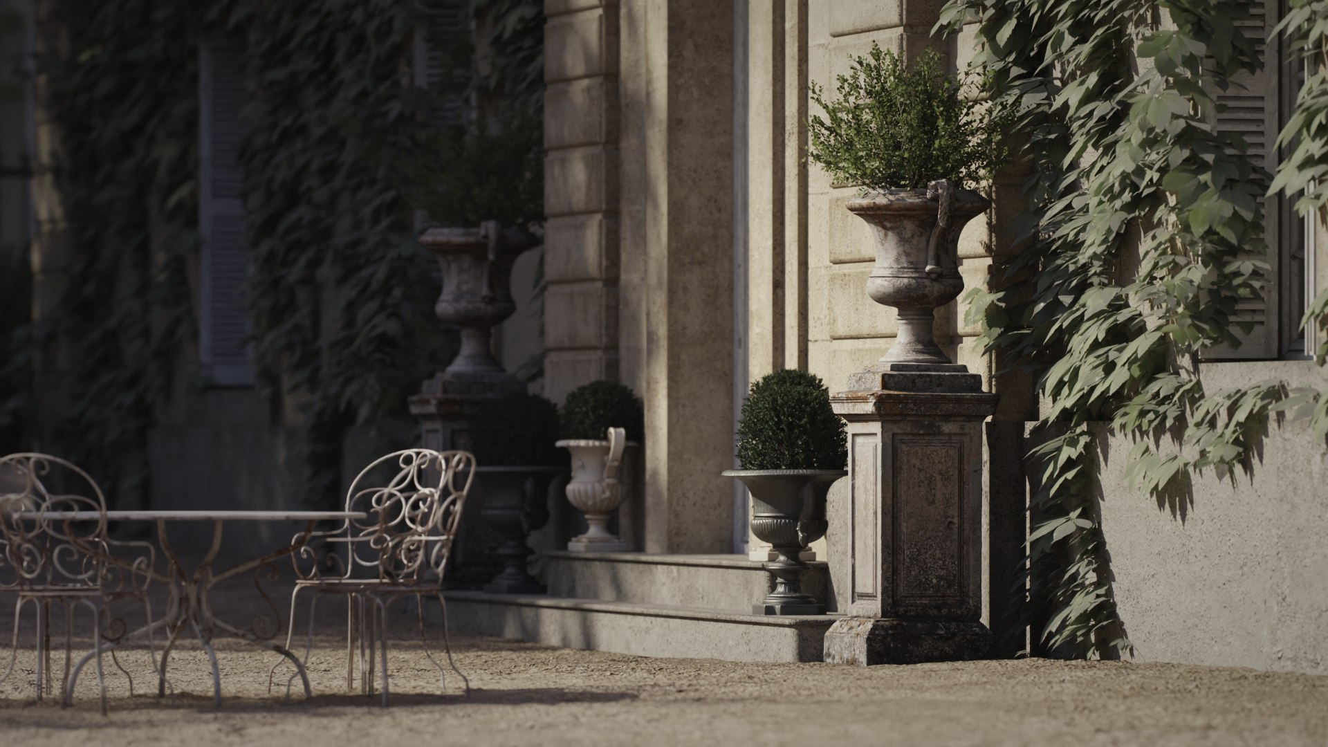 French Chateau 3D Model - TurboSquid 2366610