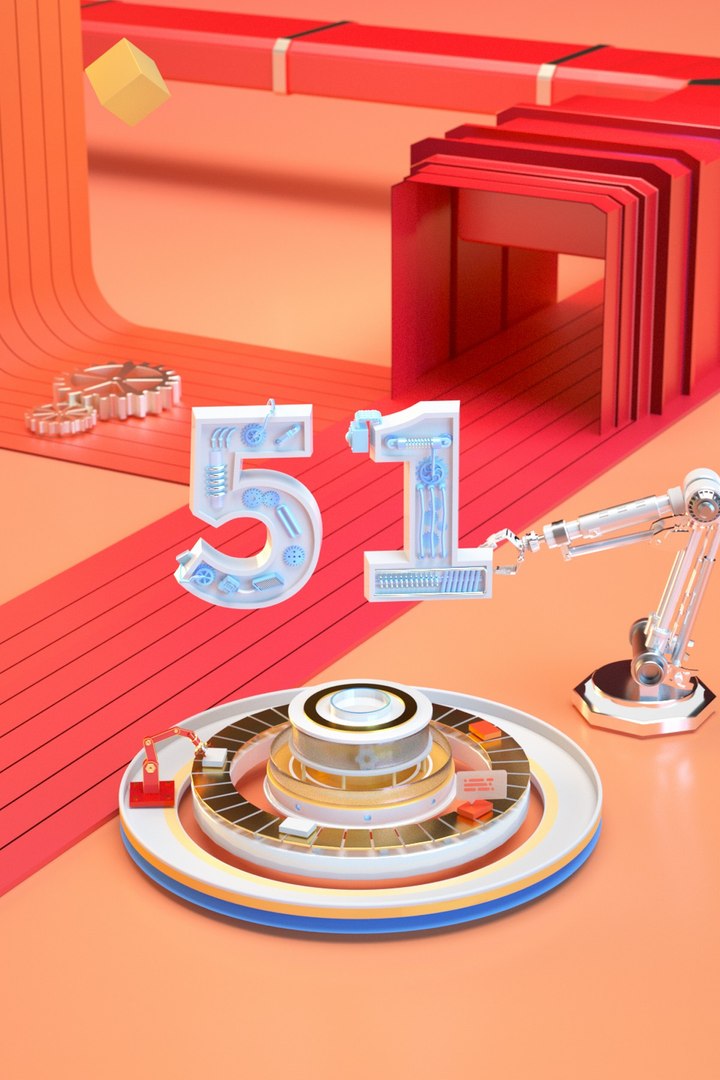 C4D Labor Day 51 Mechanical 3D Model - TurboSquid 2104848