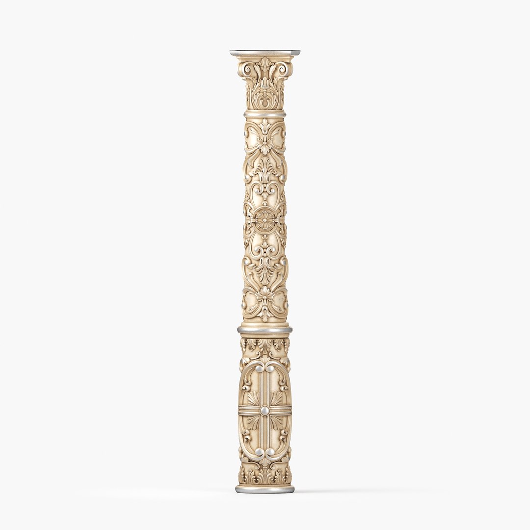 Classic Column 3D - TurboSquid 1773617