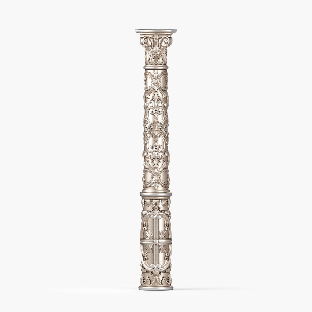 Classic Column 3D - TurboSquid 1773617