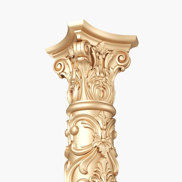 Classic Column 3D - TurboSquid 1773617