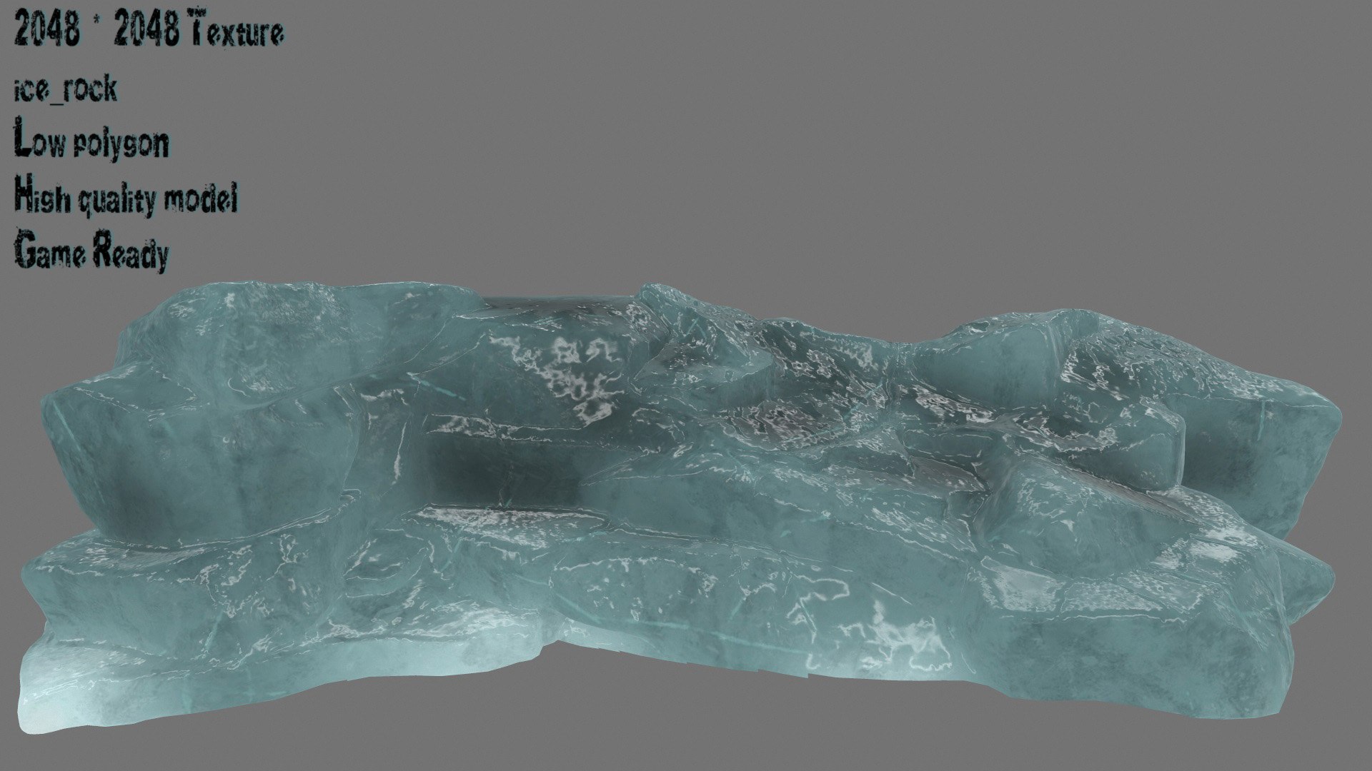Ice snow 3D model - TurboSquid 1186259