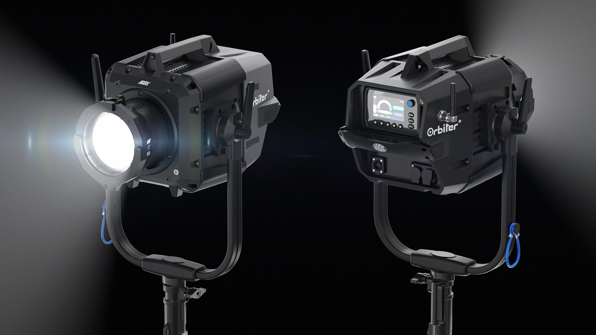 3D ARRI Orbiter Professional LED Fixture With Tripod Model - TurboSquid ...