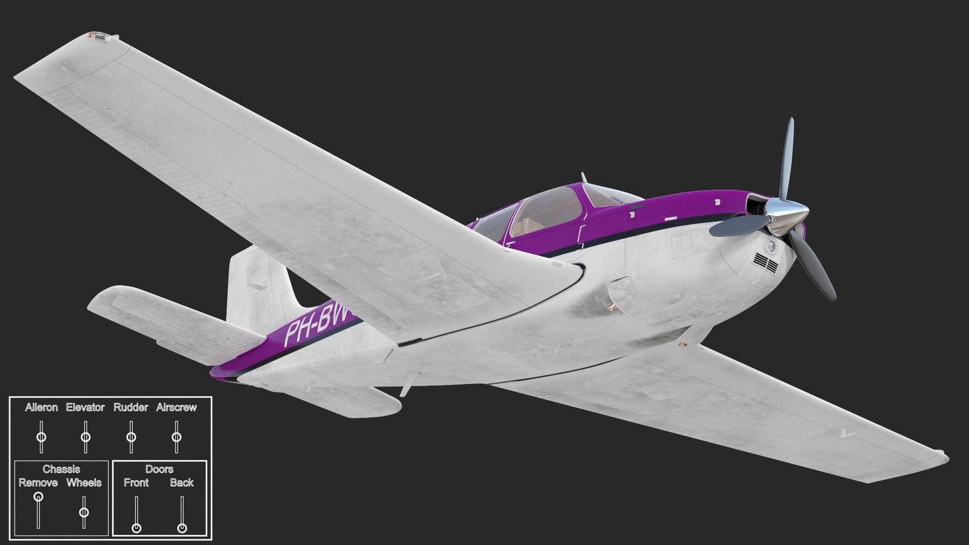 Light Civil Utility Aircraft Model - TurboSquid 1546211