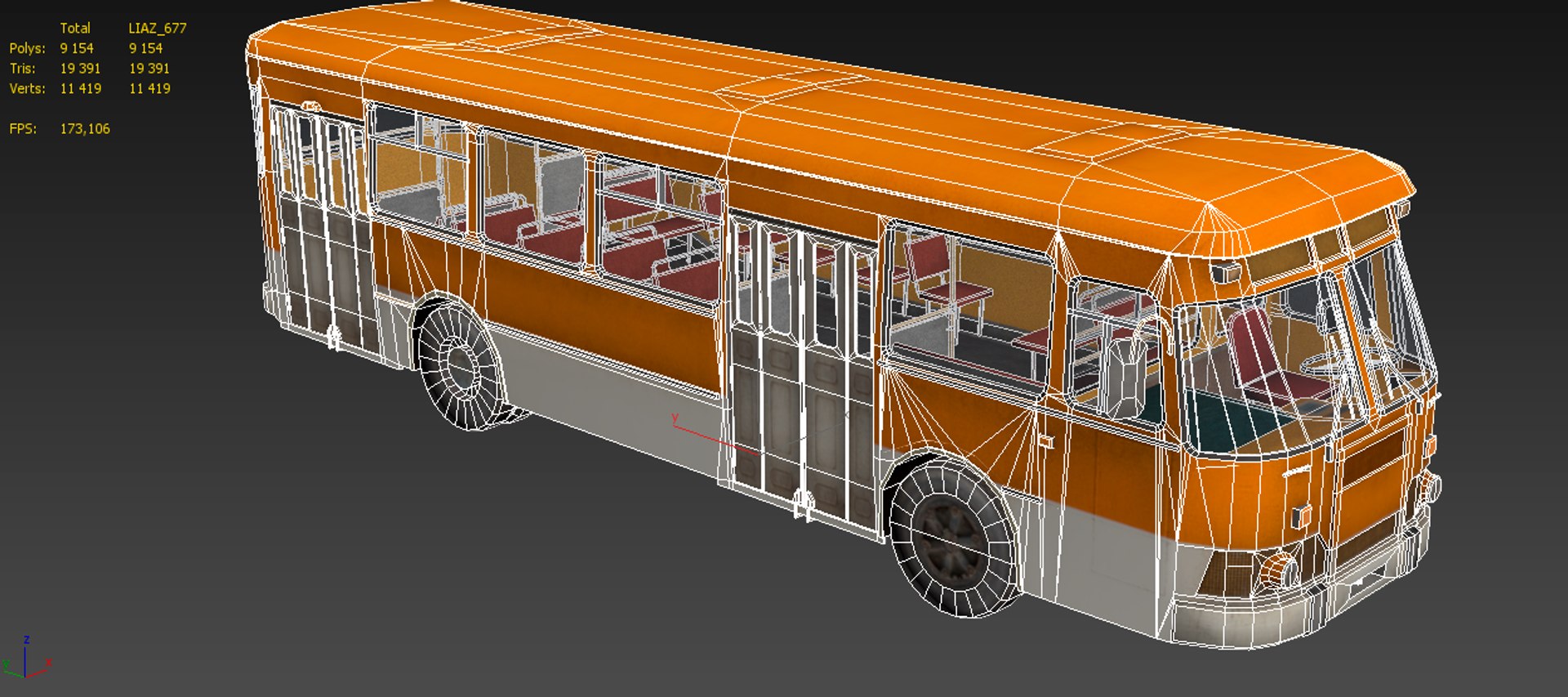 ready bus 3d model
