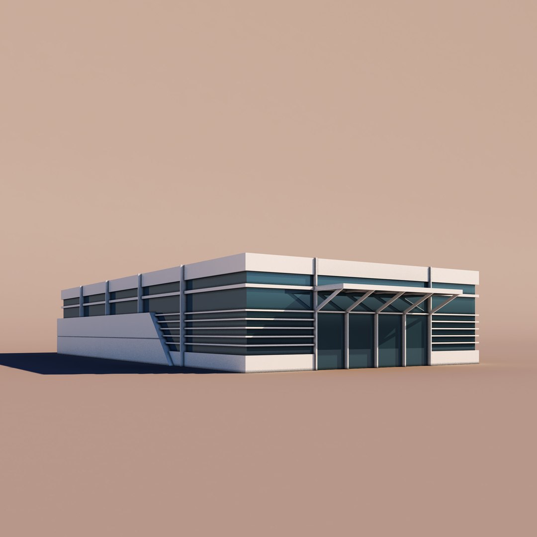 3D Model Shop Architecture - TurboSquid 1281333