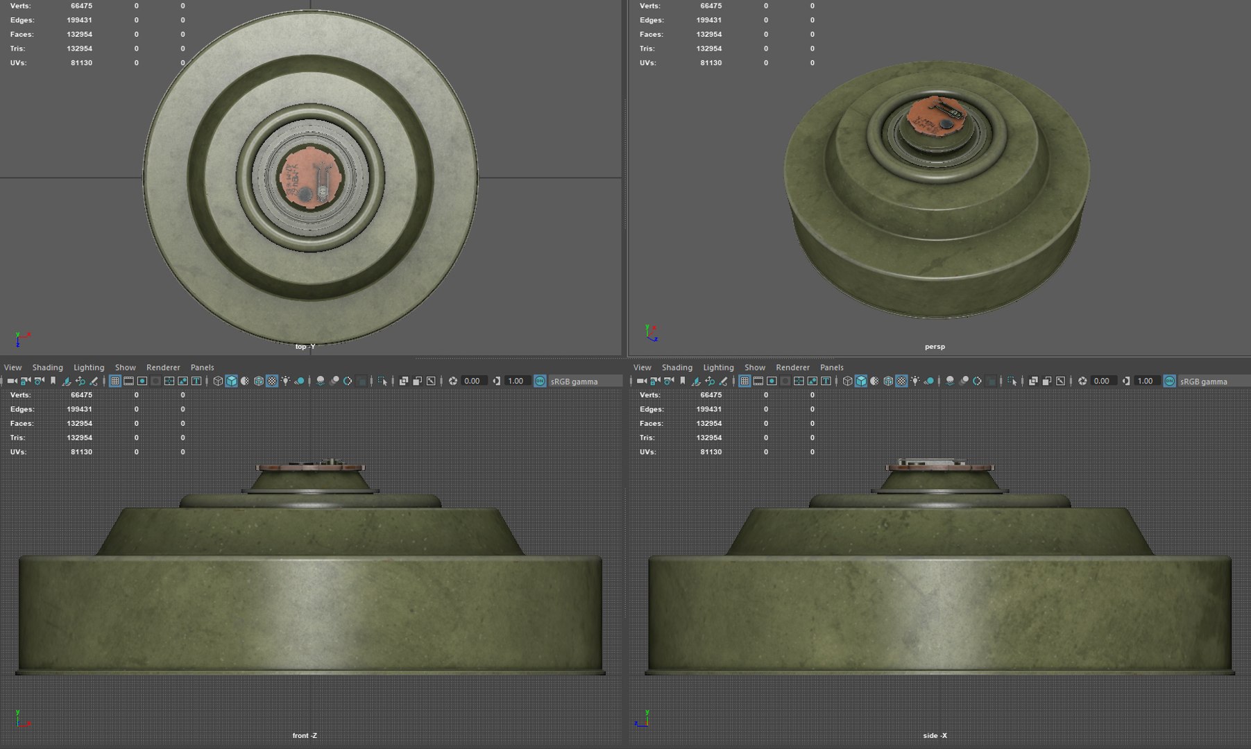 3D Model TM 62 Mine - TurboSquid 2260116
