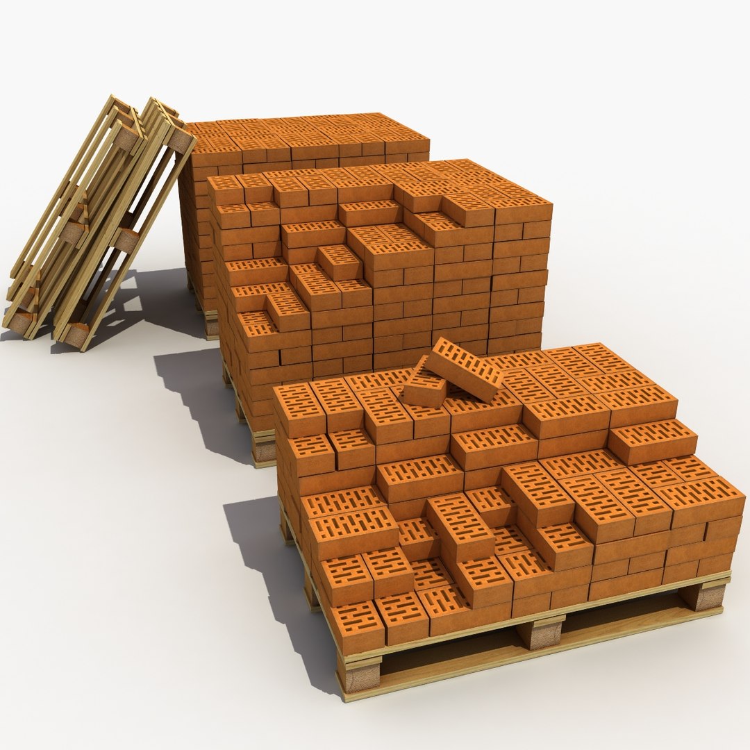3d 2 Wood Pallet Model