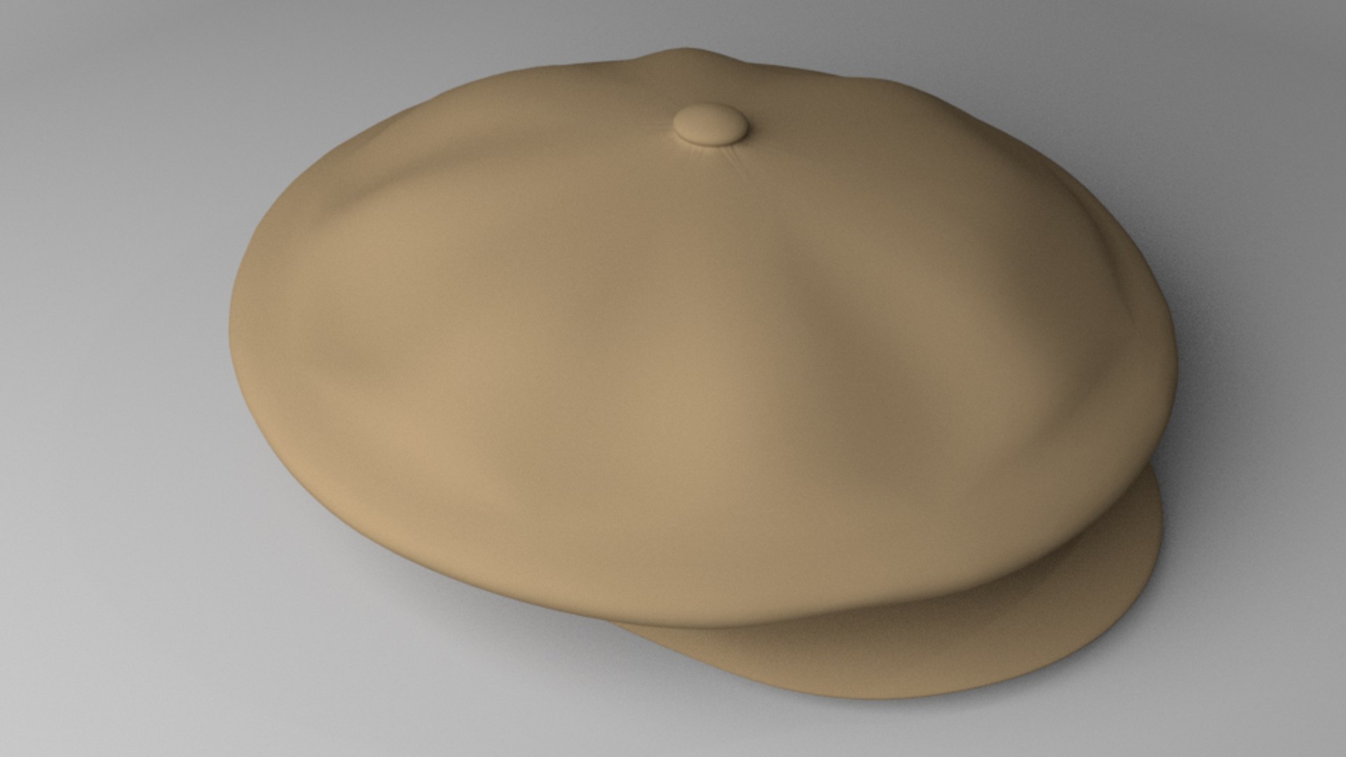 3D Model Newsboy Cap - TurboSquid 1581942