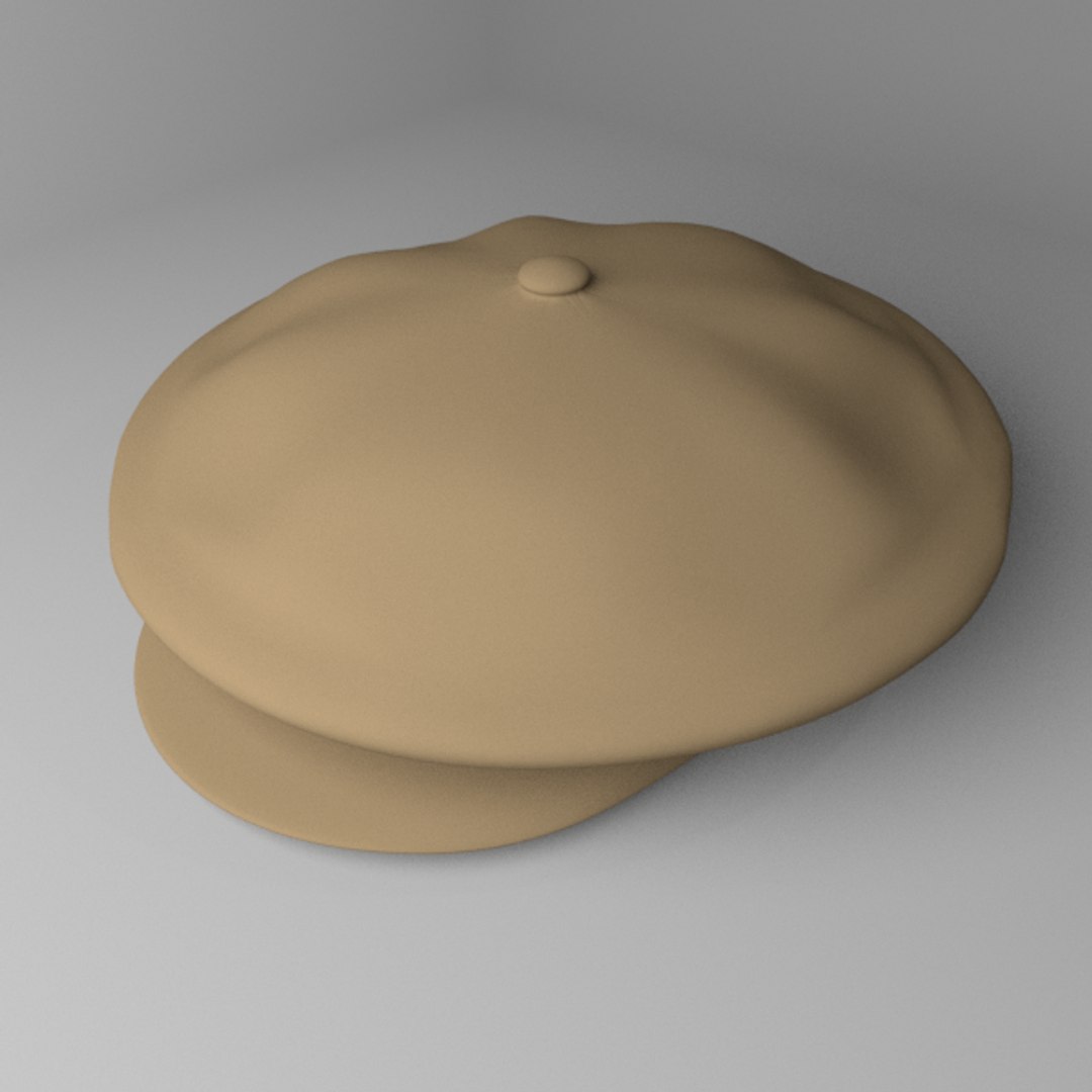 3D Model Newsboy Cap - TurboSquid 1581942