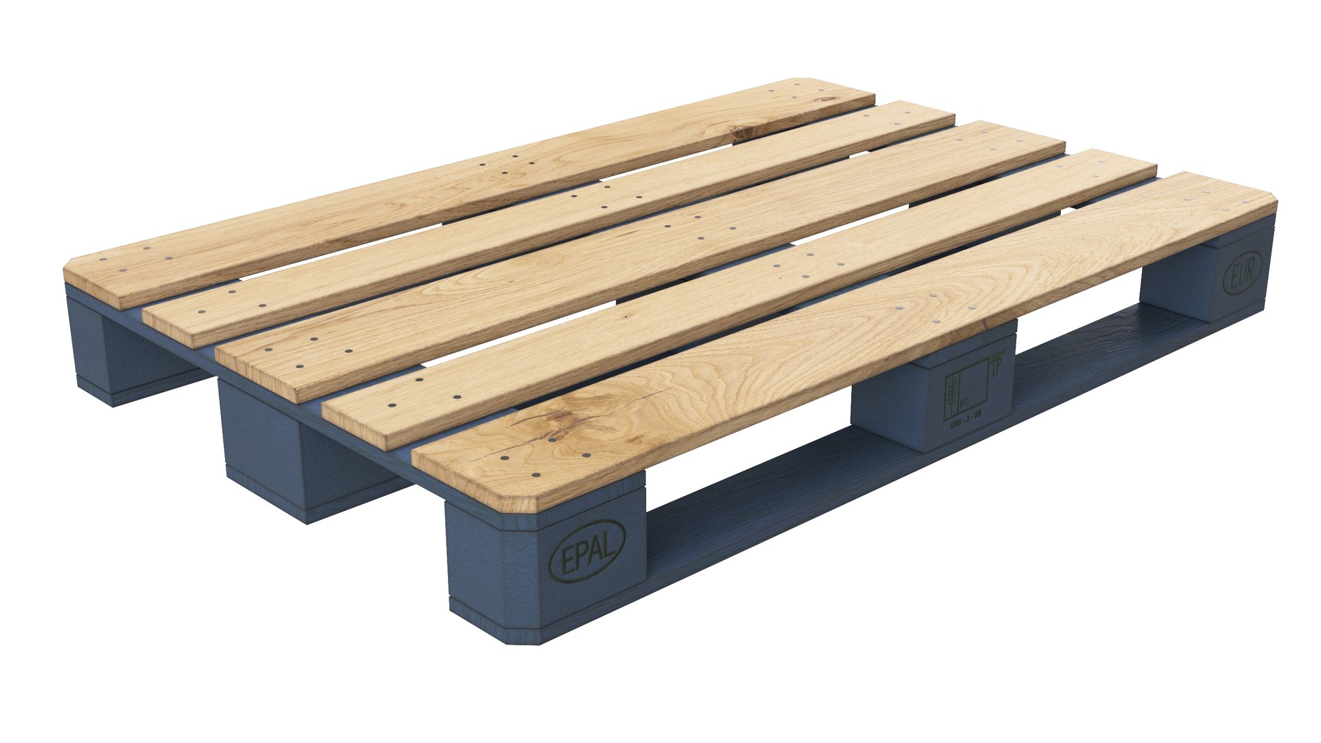 Pallet Blue Model - TurboSquid 2013011