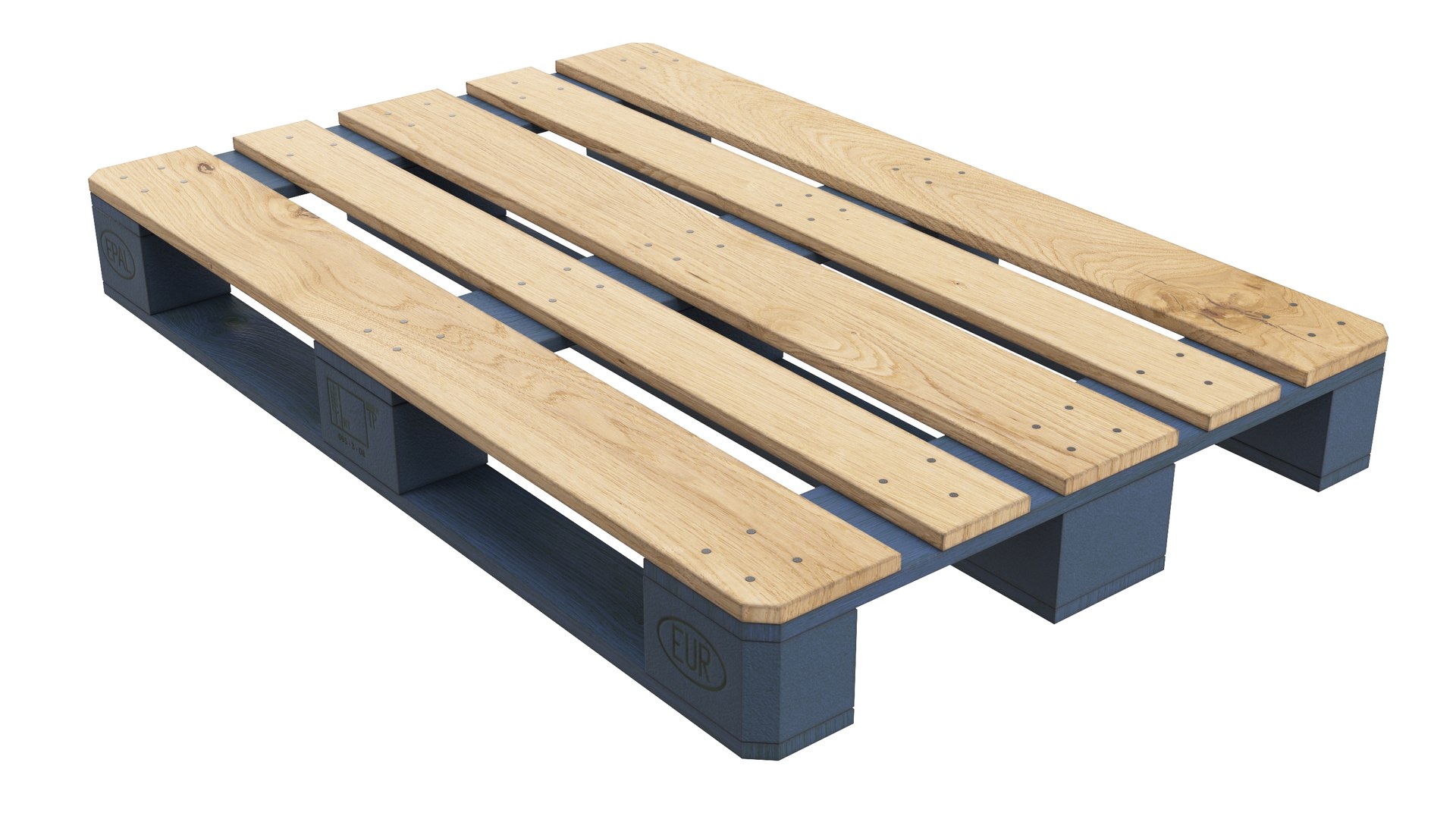 Pallet Blue Model - TurboSquid 2013011
