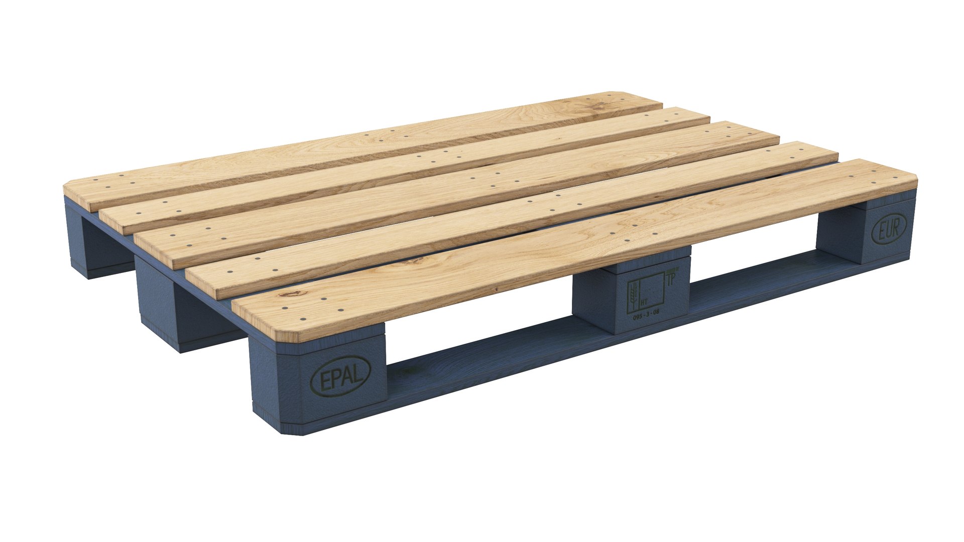 Pallet Blue Model - TurboSquid 2013011