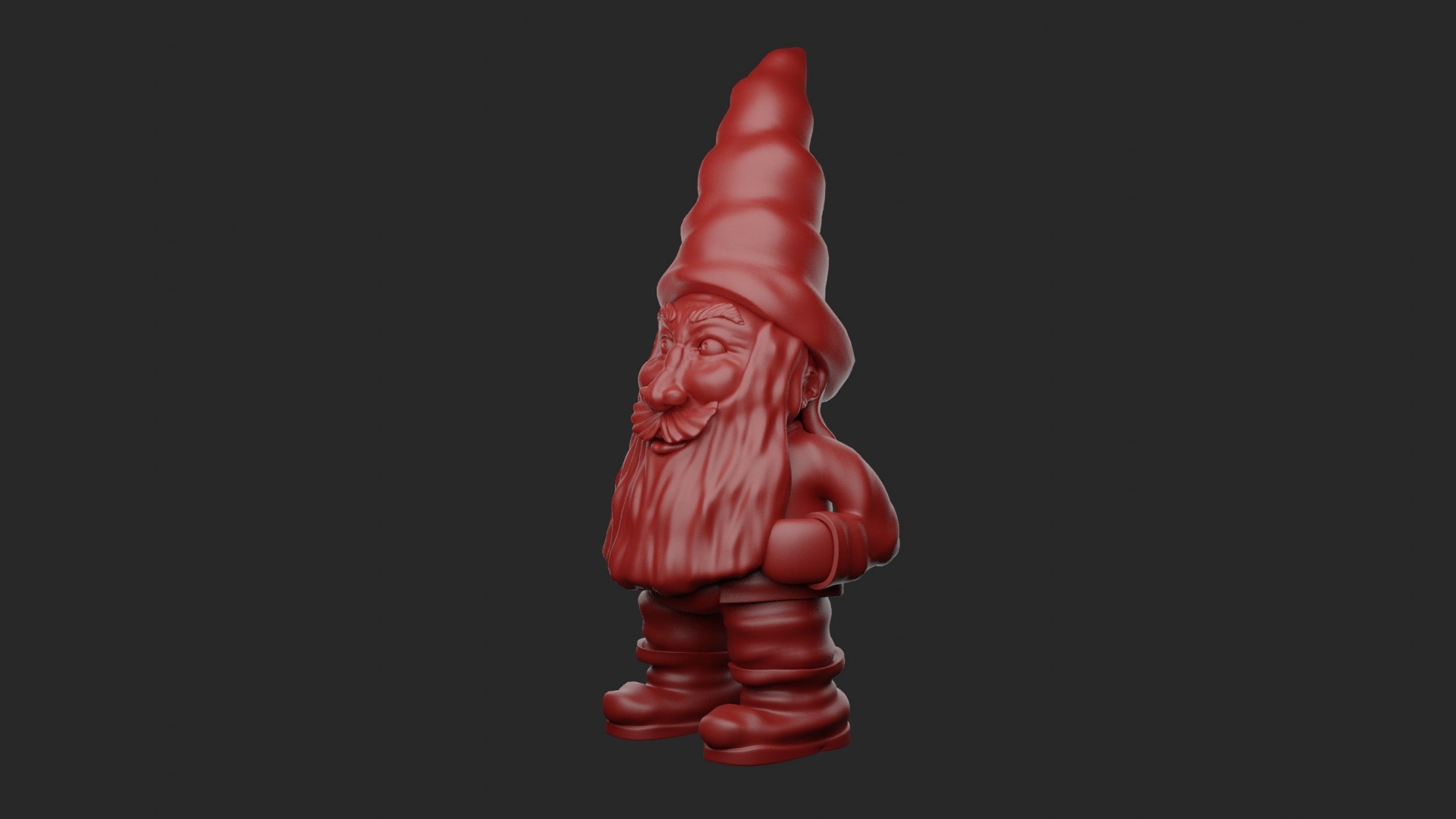 3D Model Gnome Sculpt - TurboSquid 2081452