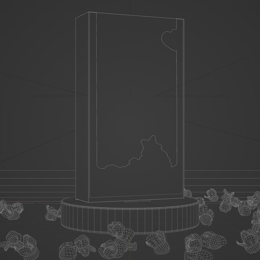 Barbie The Movie Box 3D Model With Scene And Lightening Set Up 3D Model ...