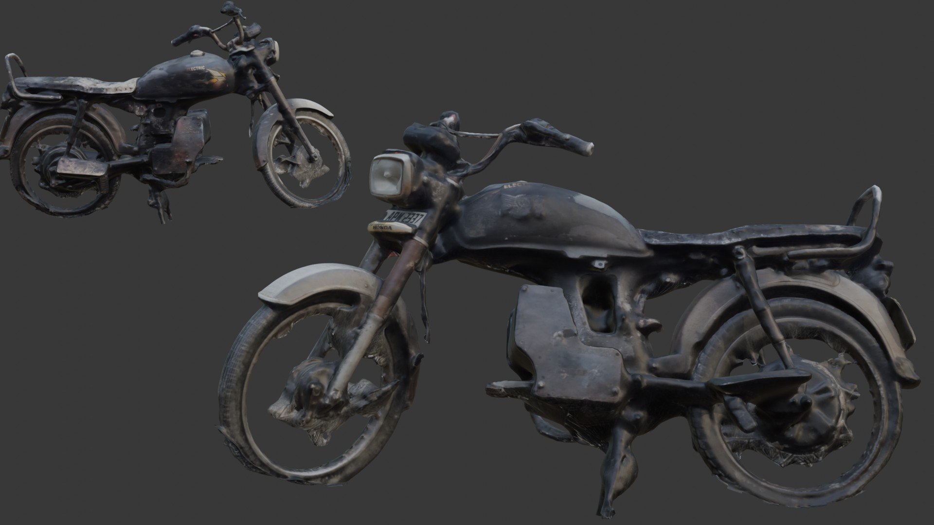 3D Model Old Motorcycle Scan - TurboSquid 2436035