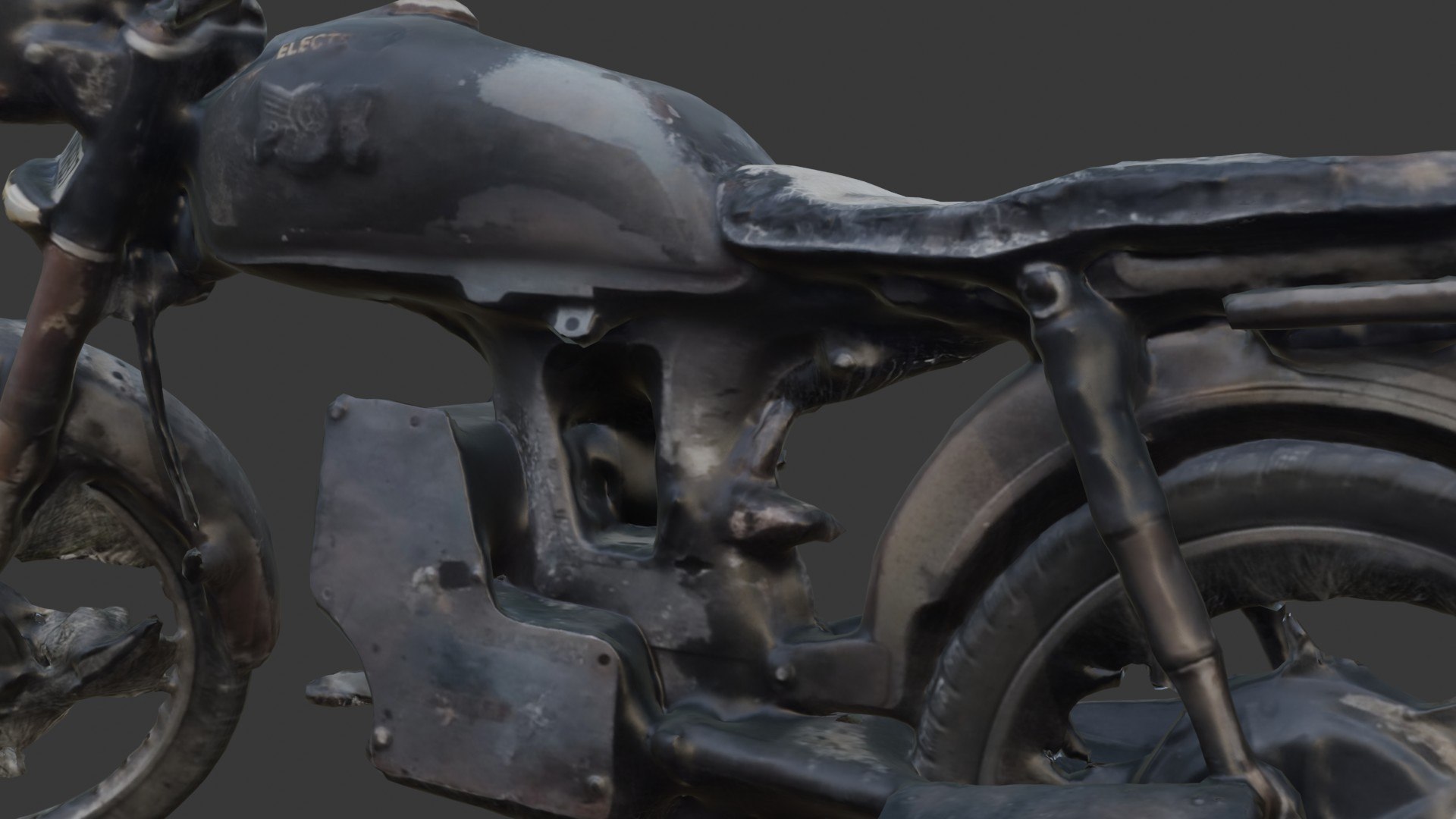 3D Model Old Motorcycle Scan - TurboSquid 2436035