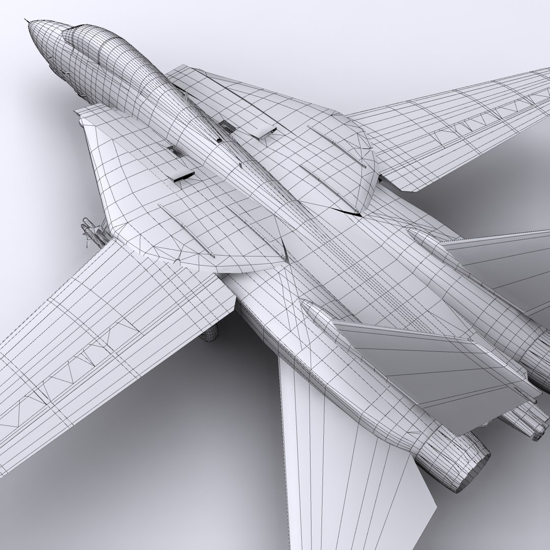 3d F-14 Fighter Jet F-14b Model