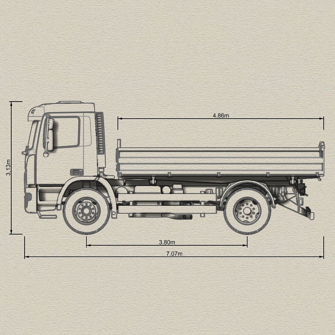 Tipper 4x4 Concept 3d Model