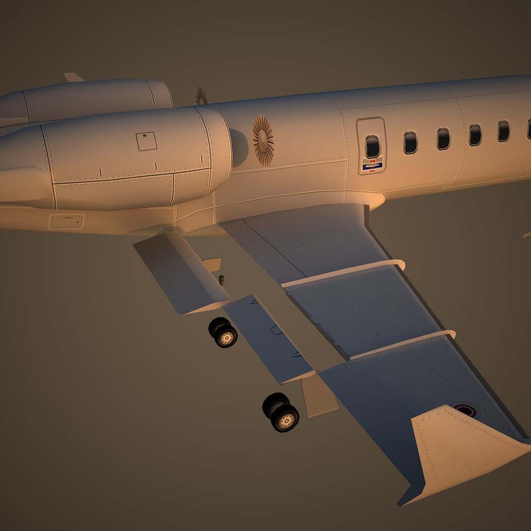 3d model learjet 60 basic