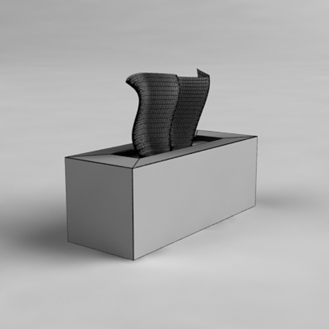 3d Model Box Facial Tissues