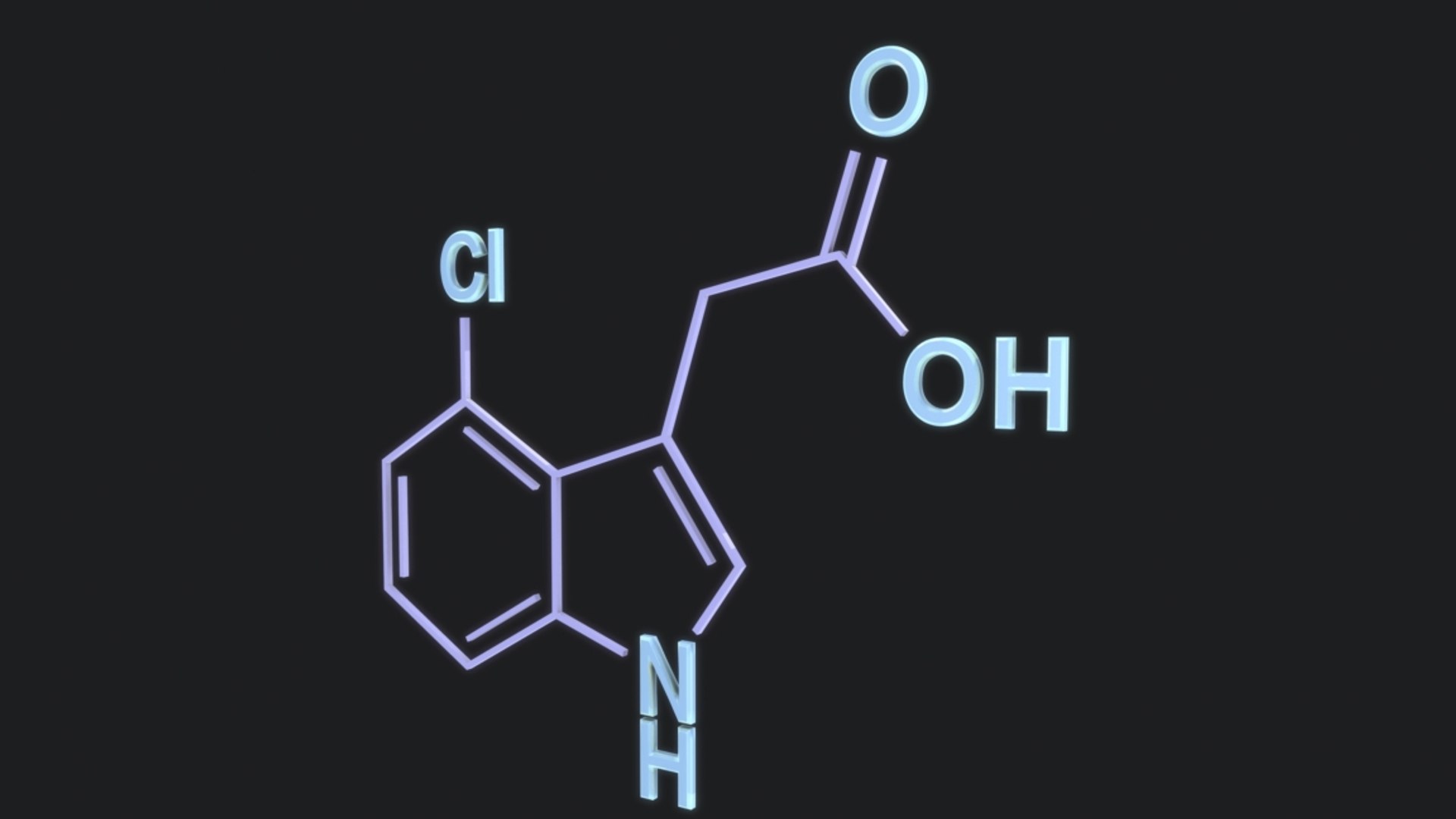 Indole-3-acetic Acid 3D Model - TurboSquid 1238355