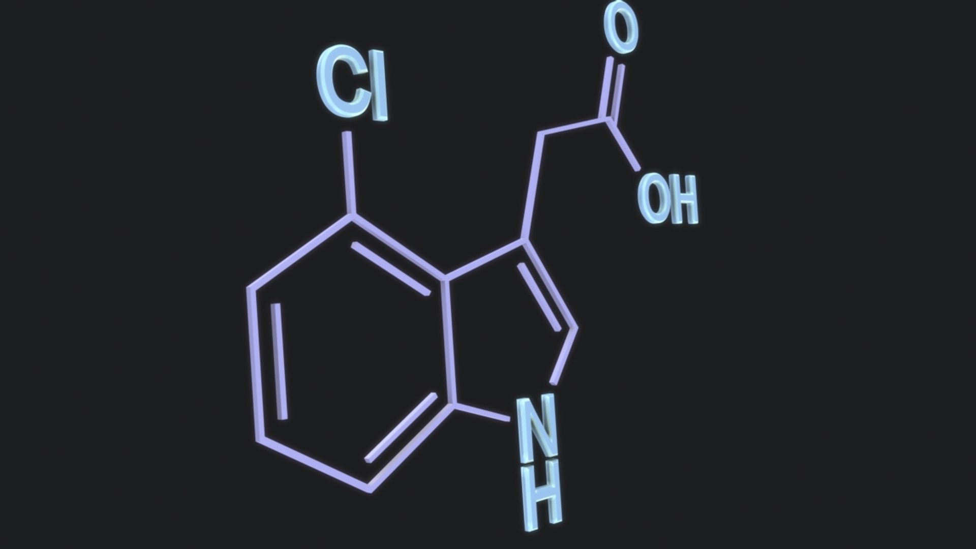 Indole-3-acetic Acid 3D Model - TurboSquid 1238355