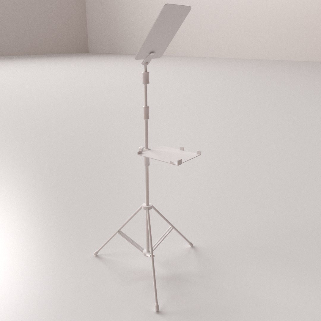 Teleprompter 3D Model - TurboSquid 1731727
