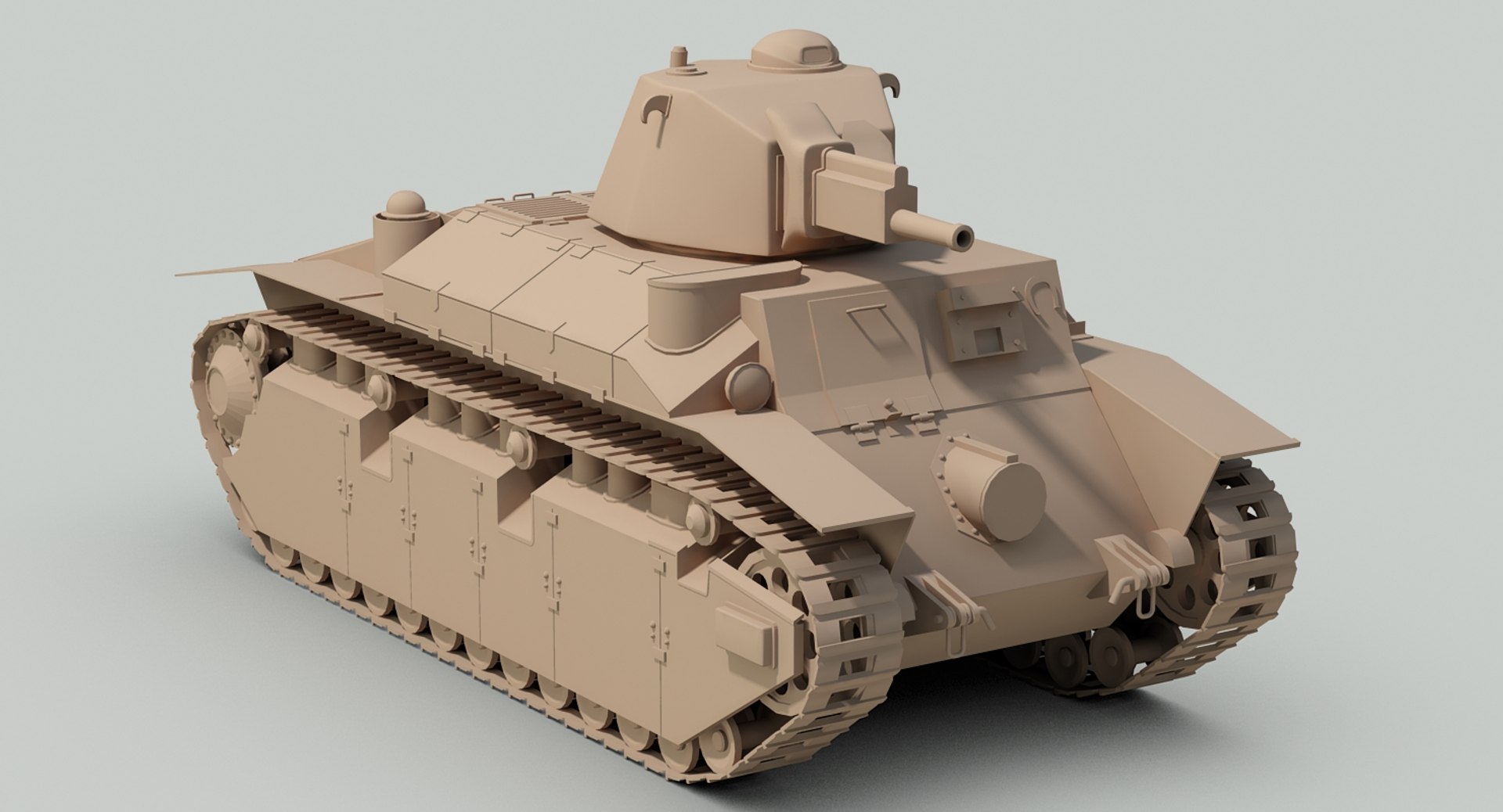 Ww2 French Char D2 Model - TurboSquid 1164699