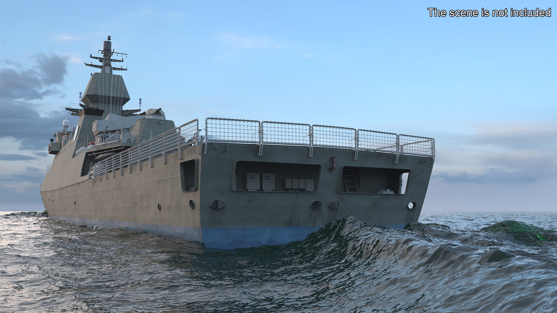3D Model Modern Armed Warship Naval - TurboSquid 2325160