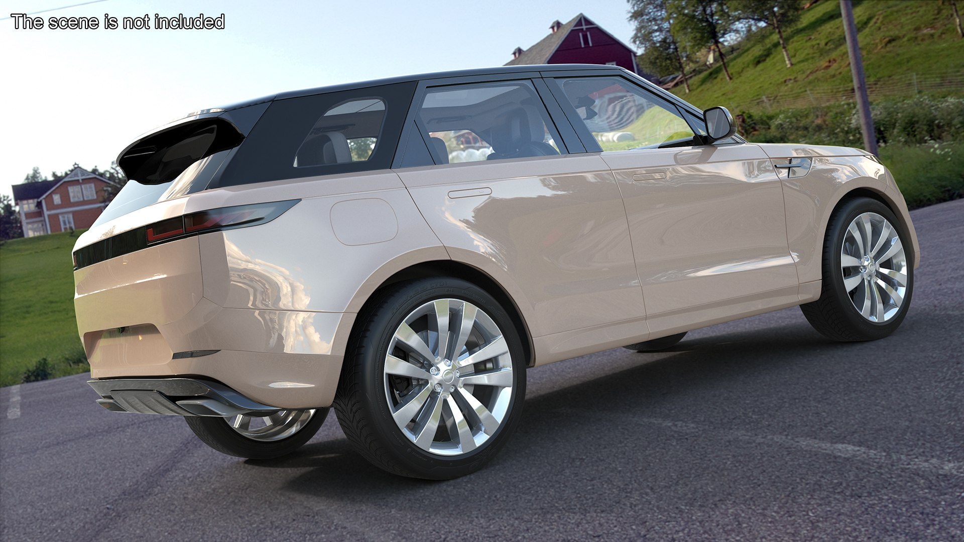 Modern Luxury SUV Beige Color 3D Model - TurboSquid 2385217