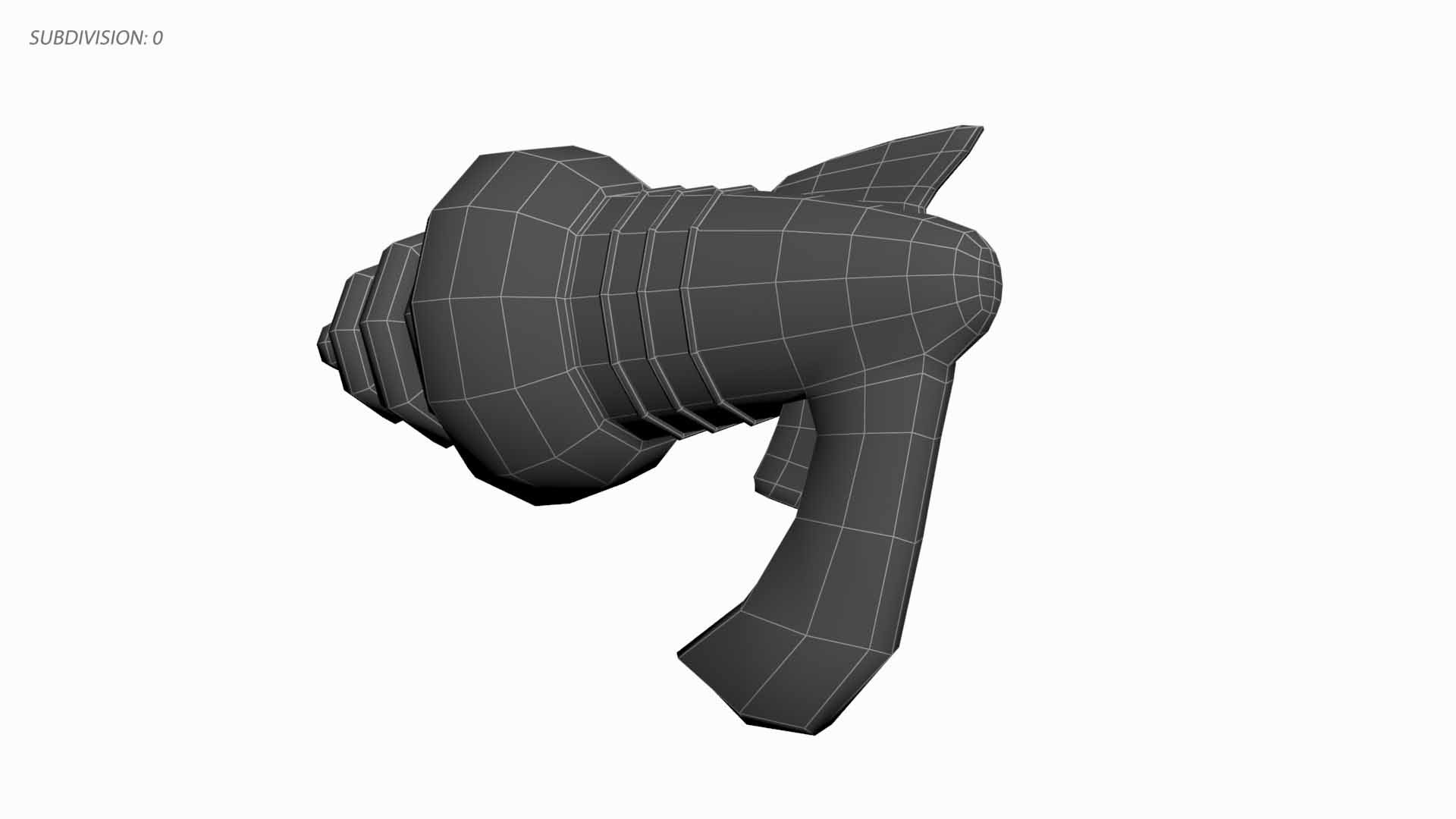 3D Cartoon Blaster Gun Model - TurboSquid 2379948