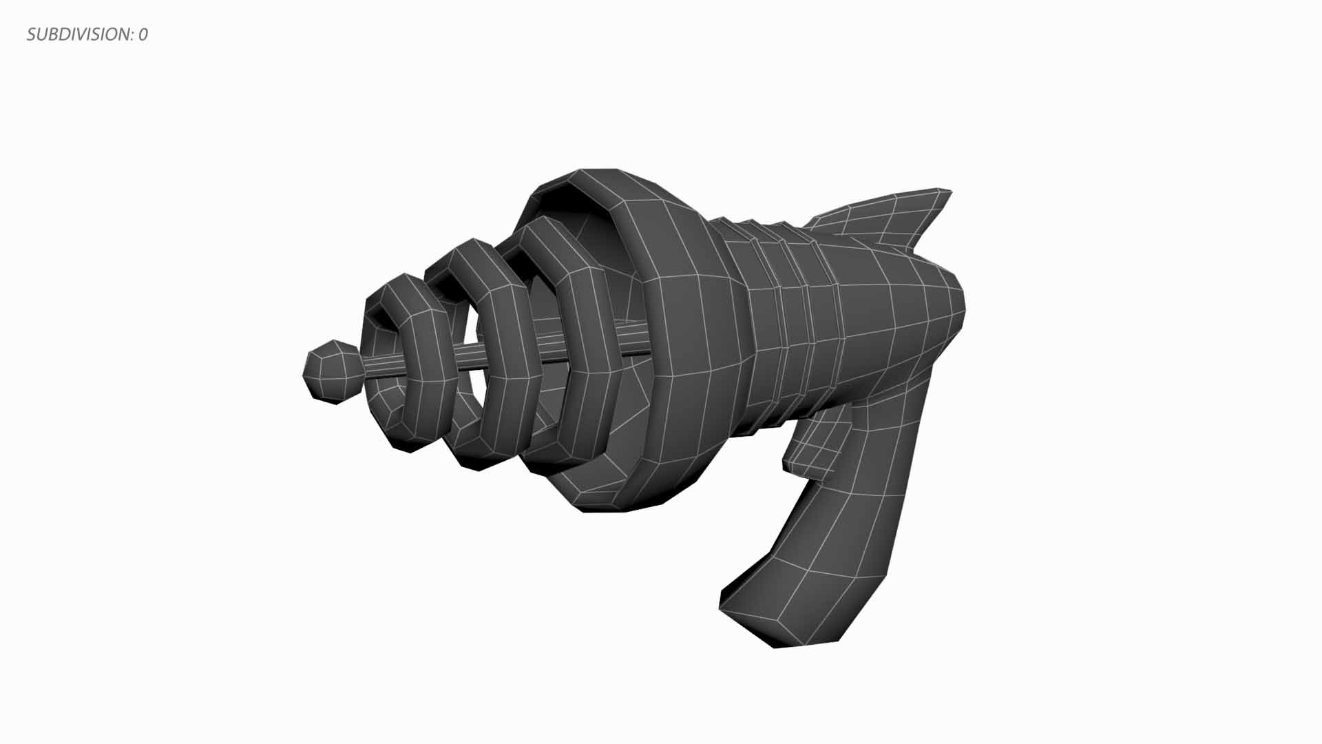 3D Cartoon Blaster Gun Model - TurboSquid 2379948
