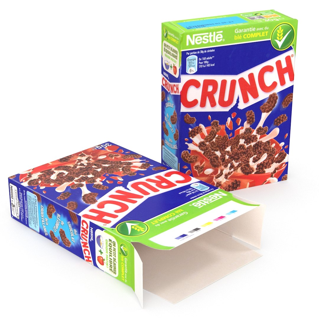 3d cereal model