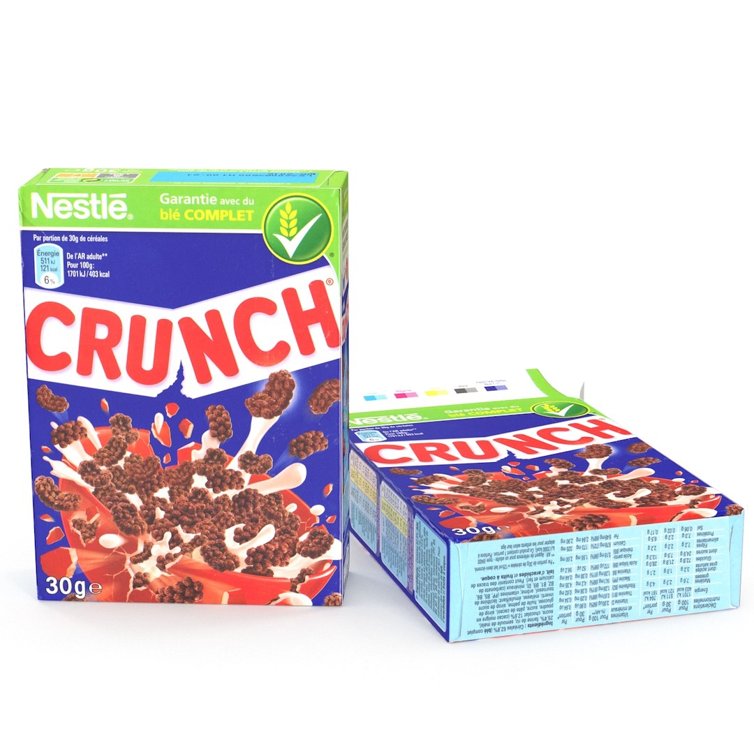 3d cereal model