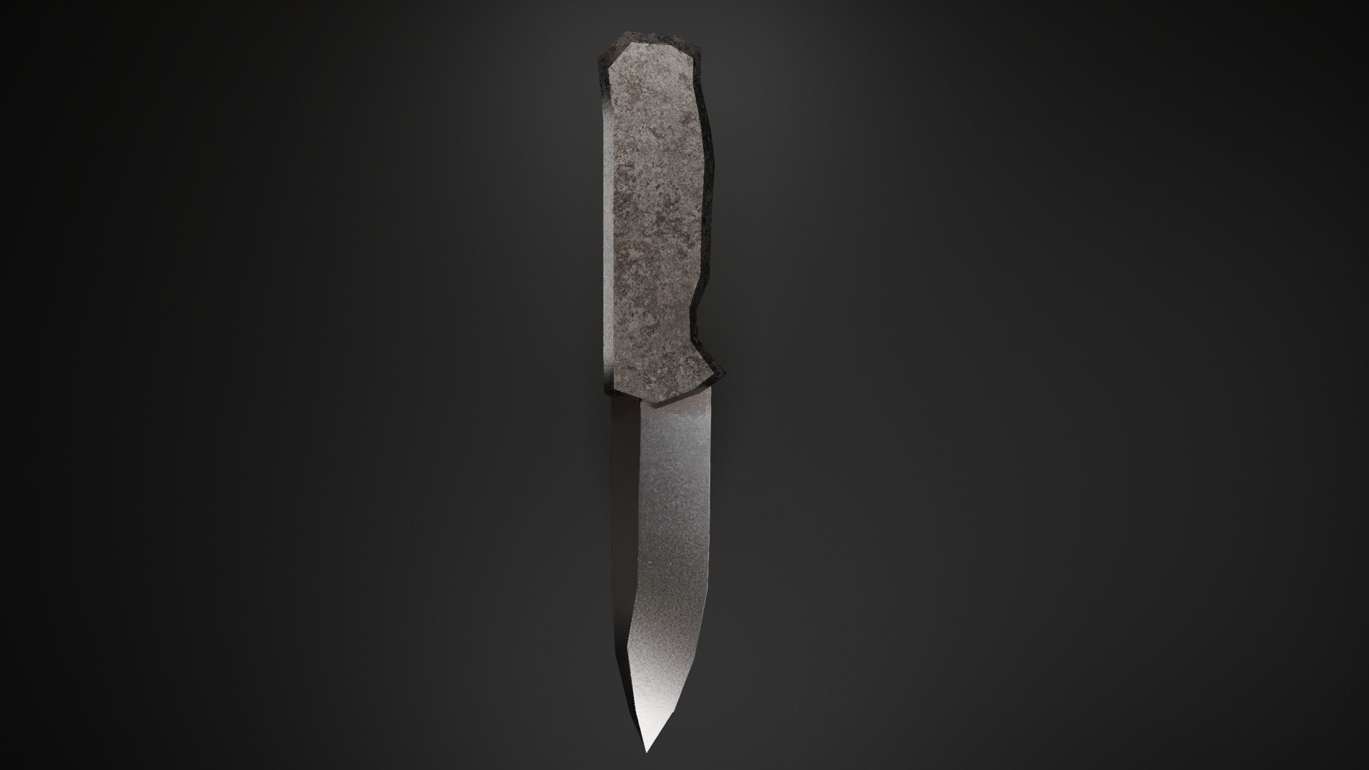 3D Model 3D LowPoly Simple Classic Knife - TurboSquid 2281571