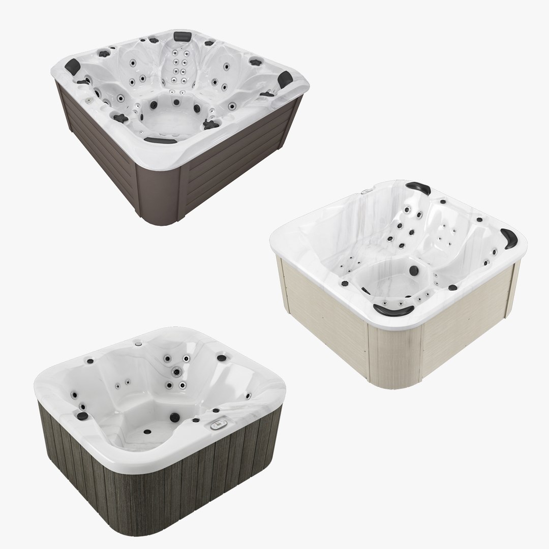 Jacuzzi Collection 3 in 1 3D - TurboSquid 2033908