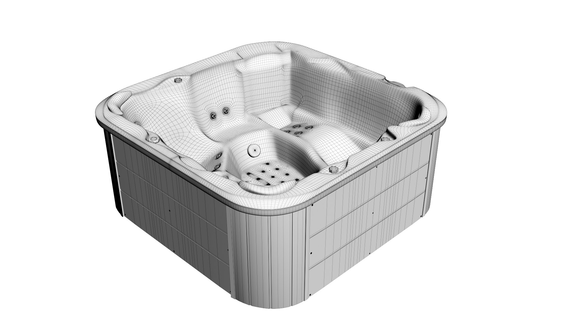 Jacuzzi Collection 3 in 1 3D - TurboSquid 2033908