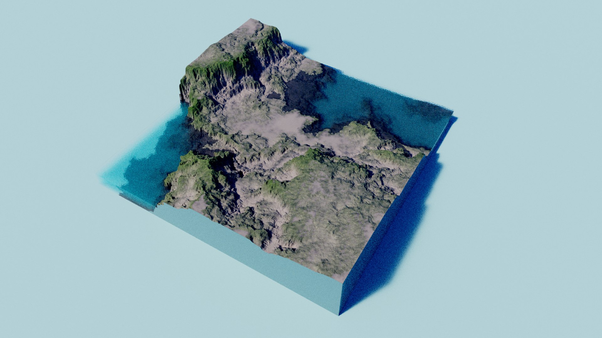 3D Model TERRAIN COASTLINE 08 4K - TurboSquid 2137154