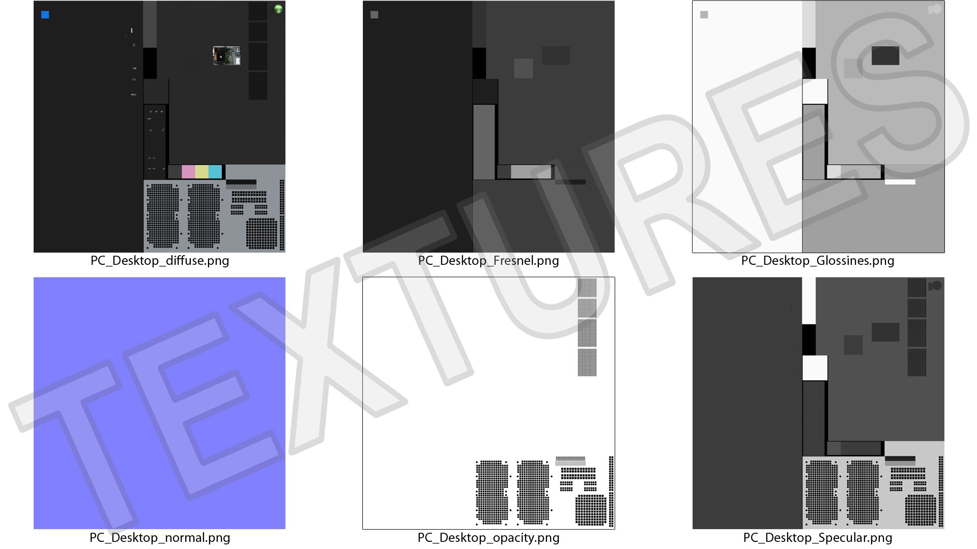 Factory Computer Monitors Light 3D Model - TurboSquid 2020734