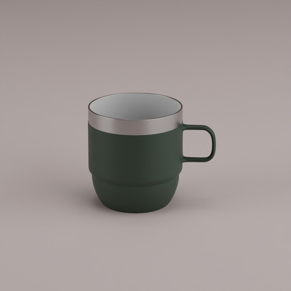 3D Blender mug cup coffee