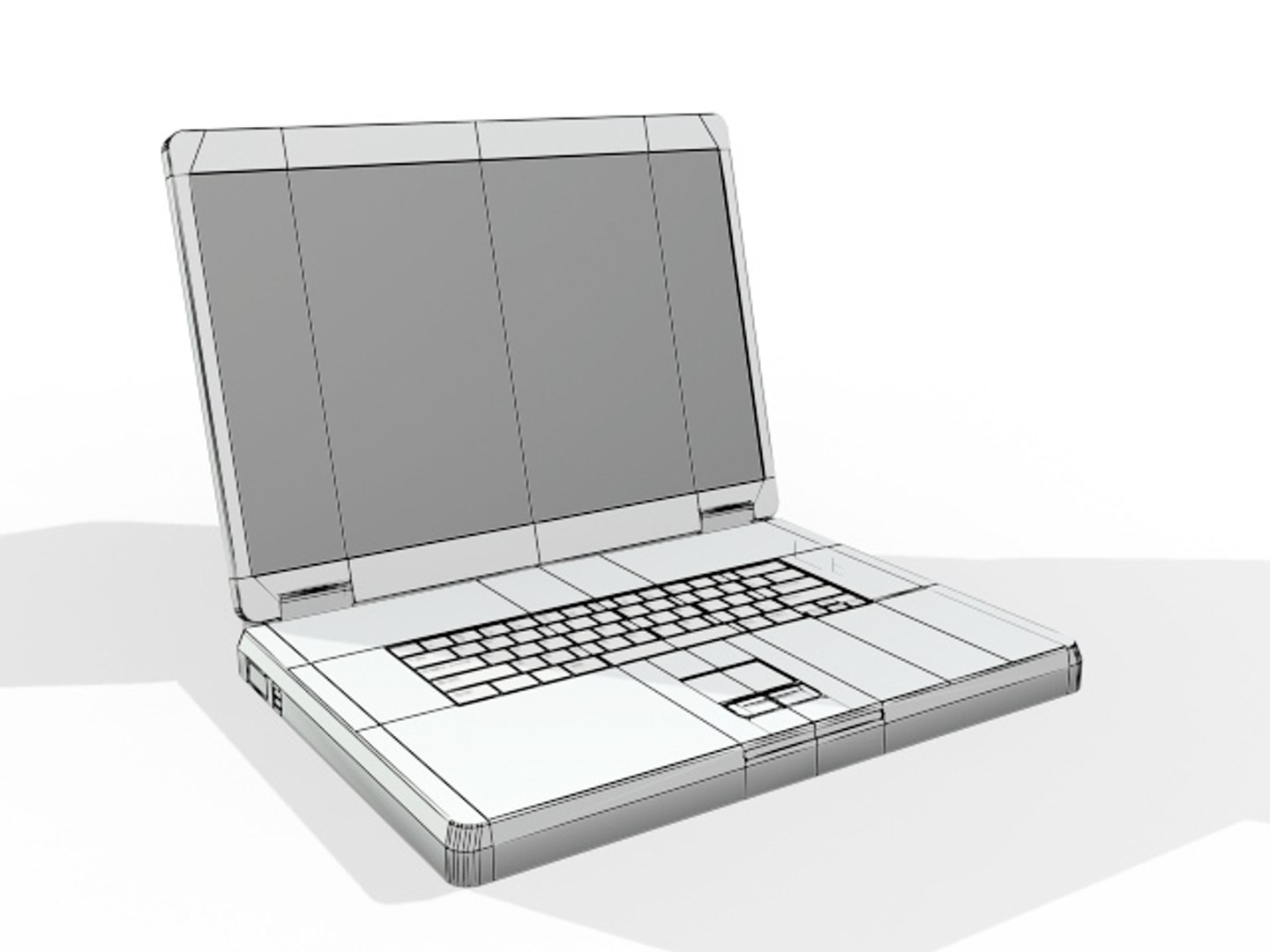 17 Laptop Notebook 3d Model