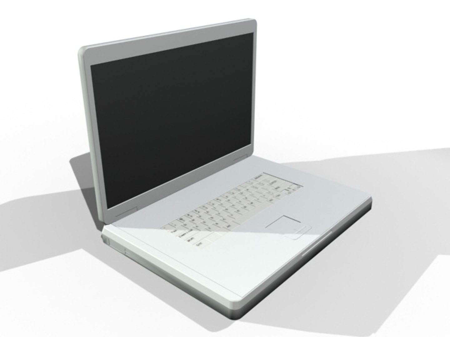 17 Laptop Notebook 3d Model
