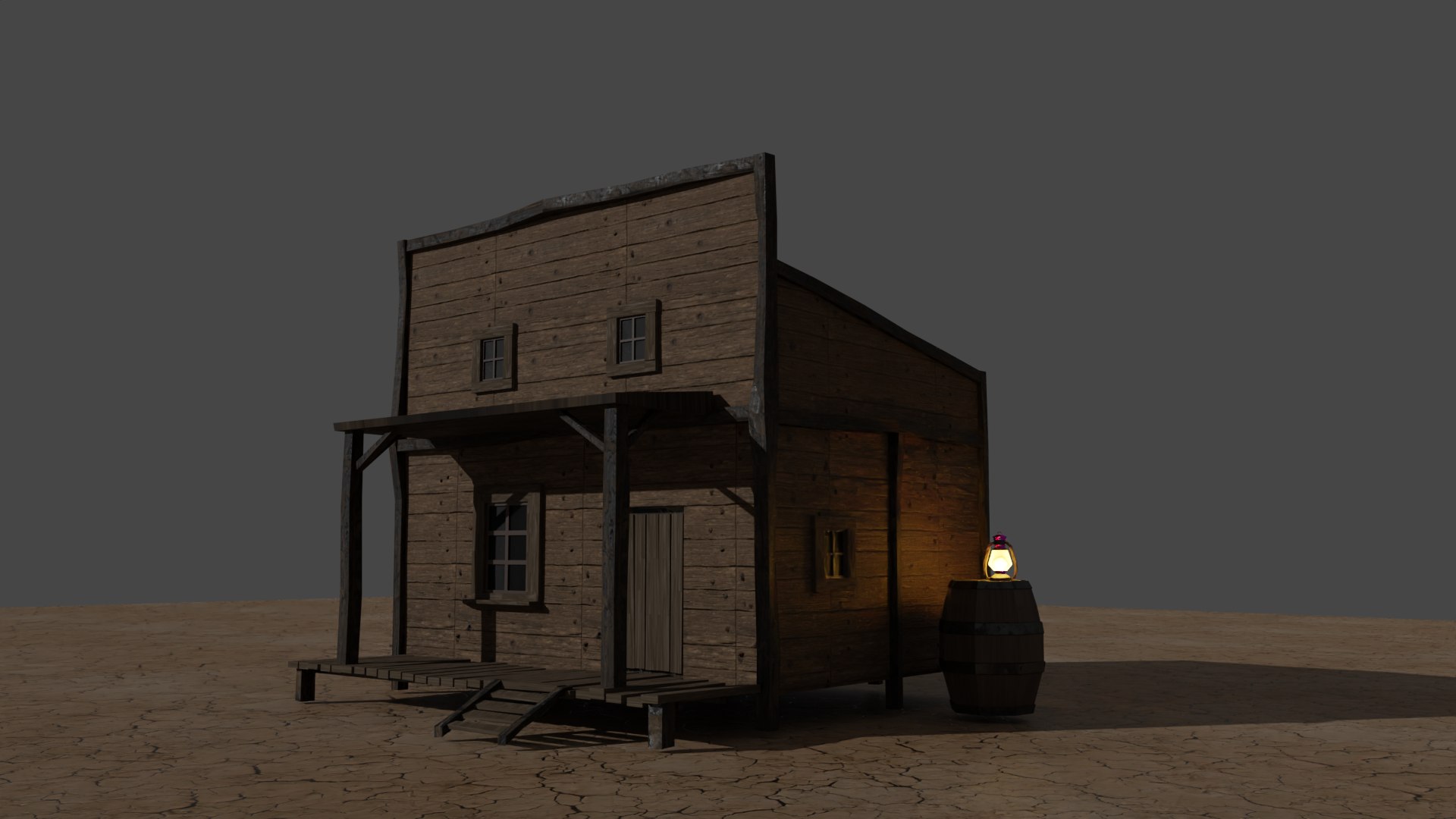 Western House 3D Model - TurboSquid 2026670